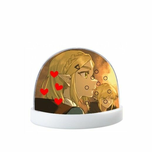 Водяной шар The Legend of Zelda, Легенда о Зельде №11, Сердца-блестки