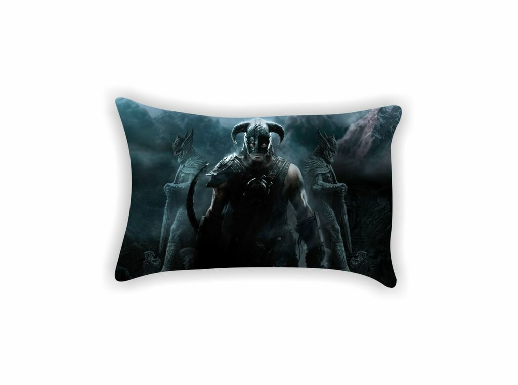 Подушка The Elder Scrolls V: Skyrim / Древние свитки 5: Скайрим №5, Картинка с двух сторон