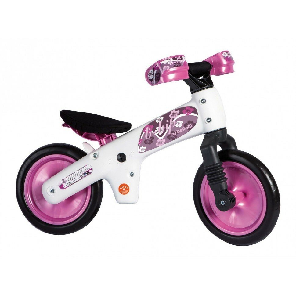 Беговел BELLELLI B-Bip бело-розовый
