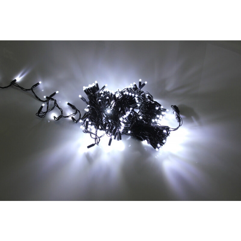 LED-PLS-100-10M-240V-W/BL-W/O, белая/черн. провод, соединяемая (без силового шнура) С колпачком