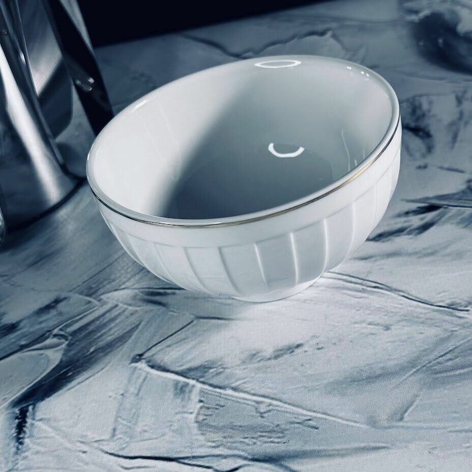 Набор 6 штук Салатник Lenardi Marzipan grey 11.5см, фарфор