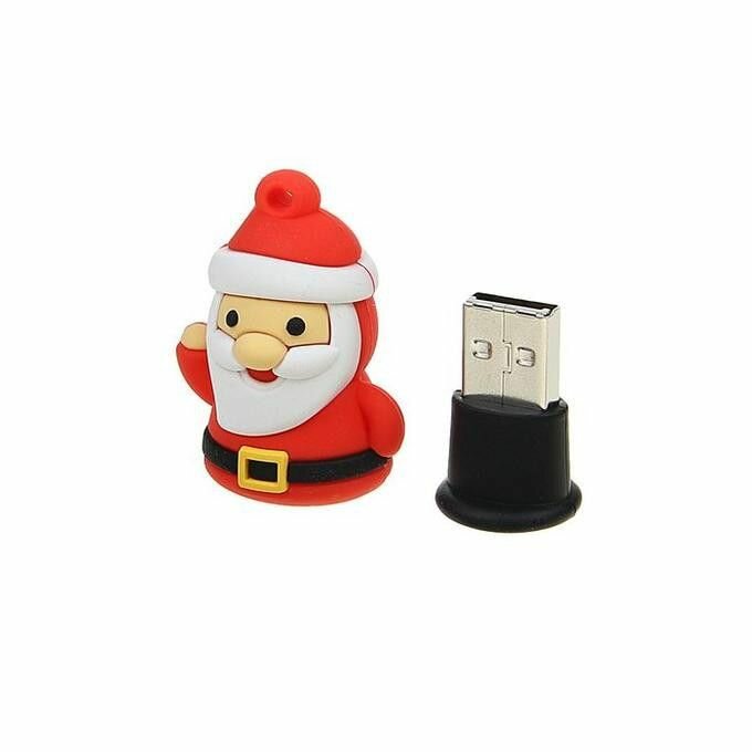 USB Flash накопитель SmartBuy "Новогодняя серия, Santa S" 8GB USB 2.0