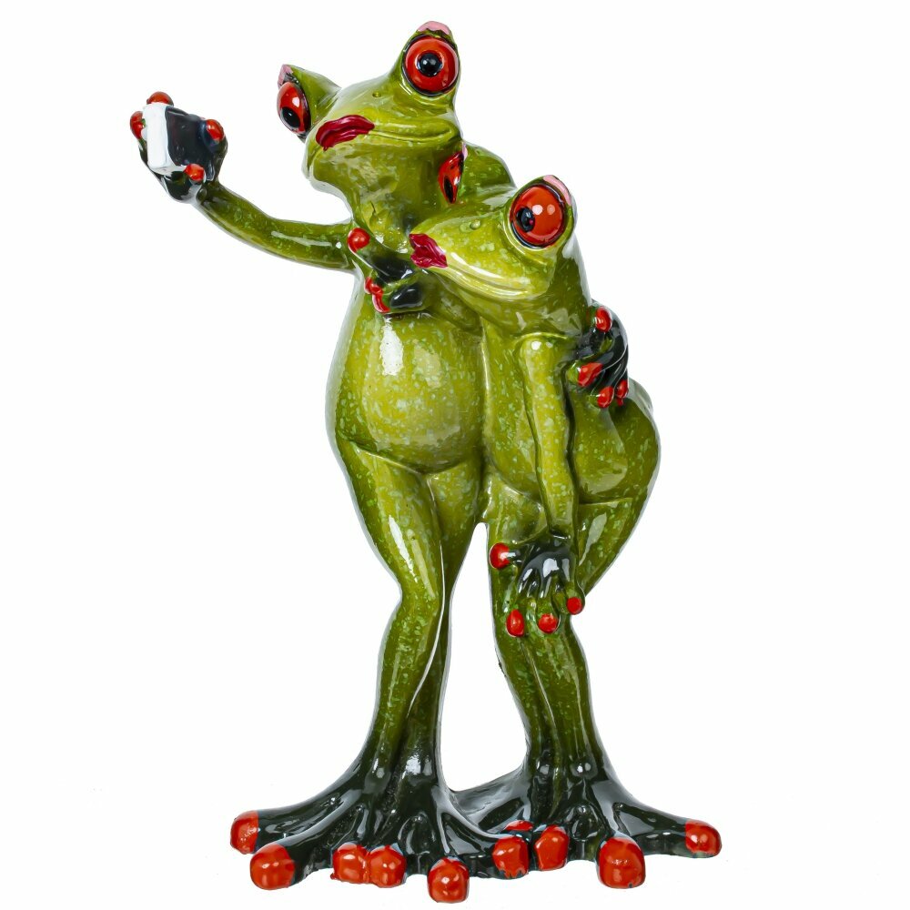Фигурка декоративная "Лягушки", L10 W6 H16 см