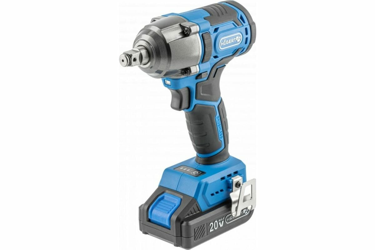 HOEGERT TECHNIK Hoegert аккумуляторный ударный гайковерт 400nm HT2E200
