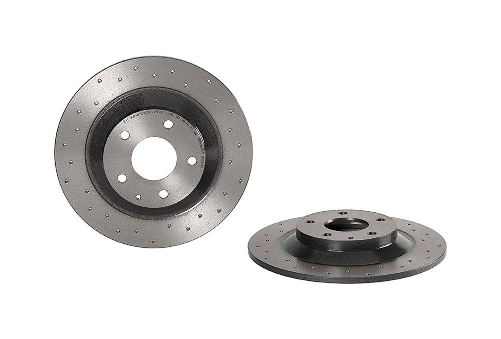 BREMBO 08. C425.1X (08C4251X) диск торм. зад. Mazda (Мазда) cx-5 (ke) 11-17, (kf) 17= 303x10 (перф. xtra line) (Комплект 2 штуки)