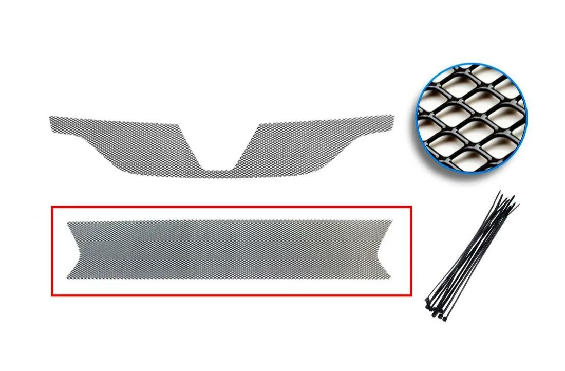 Защитная сетка радиатора для RENAULT LOGAN 2014-2018 (II), (Access/Confort), низ, 1шт