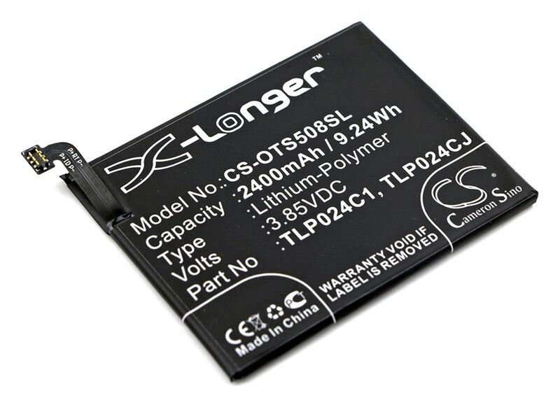 Аккумулятор Cameron Sino CS-OTS508SL для Alcatel One Touch 5080X Shine Lite