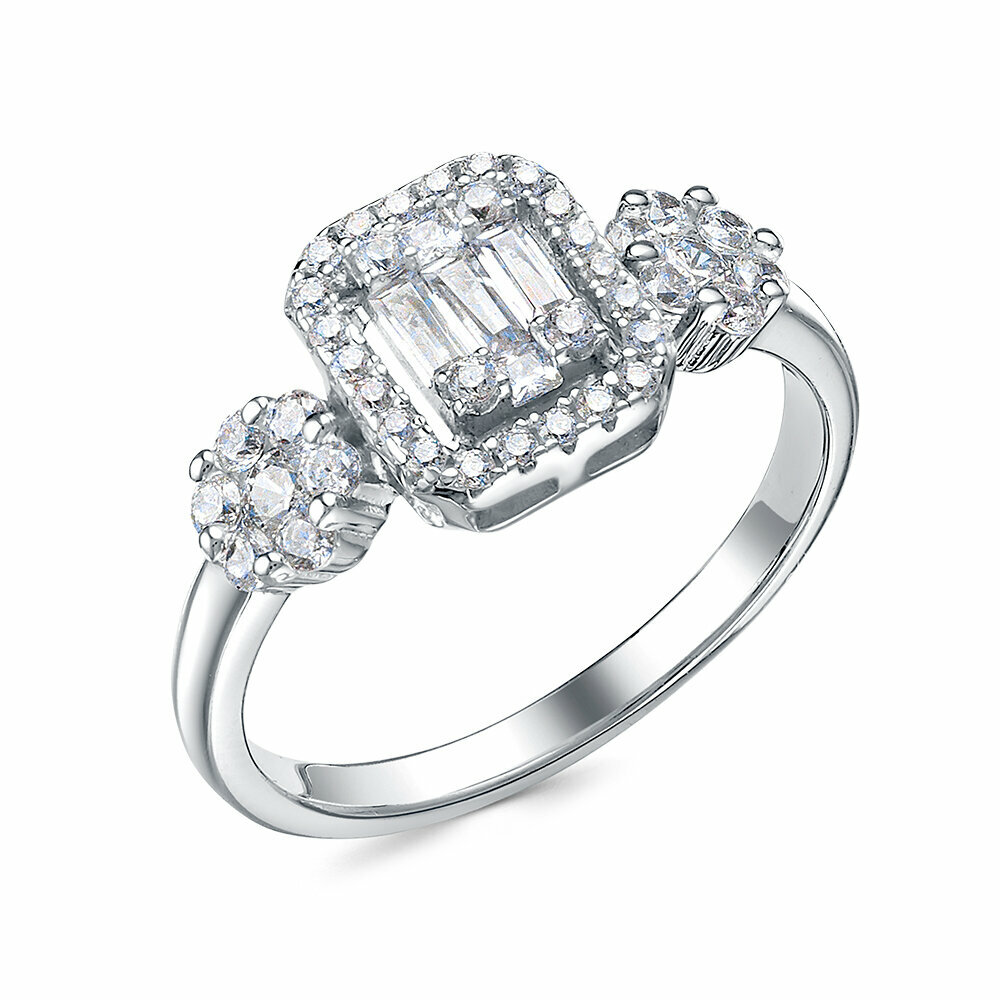 Кольцо, серебро, 925 проба