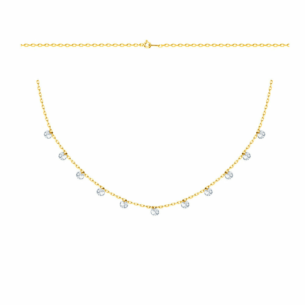 Колье, серебро, 925 проба