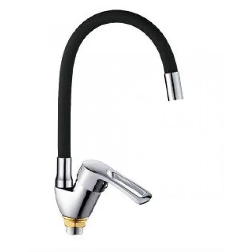 Елочка LEMEN гибк. излив на гайке черный утка LB-91477-Е9