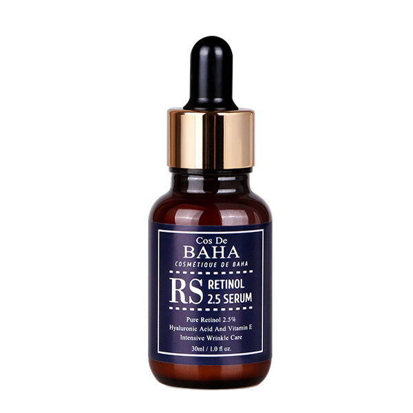 Cos de Baha 2.5 Retinol Serum with Vitamin E & Hyaluronic Омолаживающая сыворотка с ретинолом, гиалуроновой кислотой и витамином Е