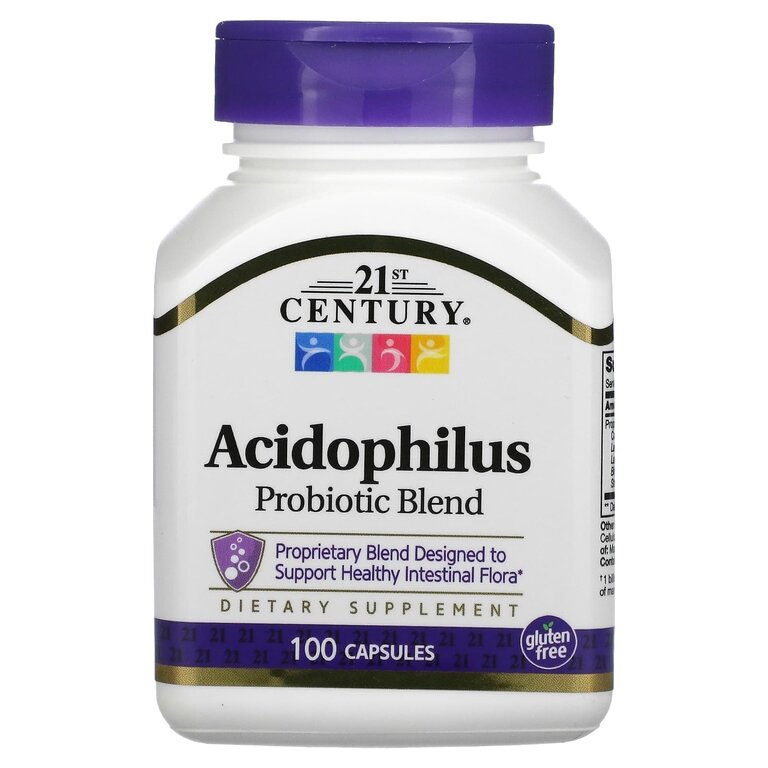 21st Century Acidophilus (Смесь пробиотиков) 100 капсул