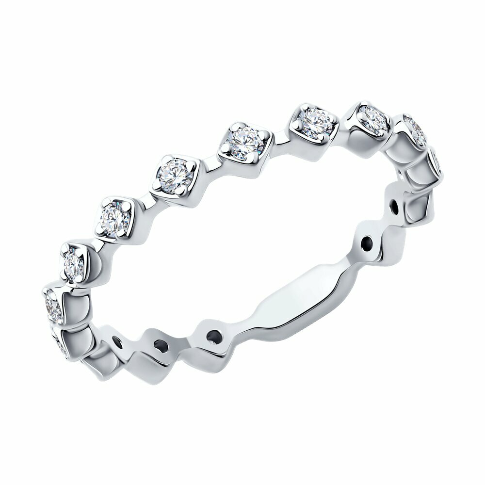 Кольцо, белое золото, 585 проба, бриллиант