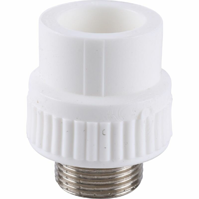 Муфта комбинированная , 25 мм х 3/4", полипропиленовая, наружная резьба (1шт)