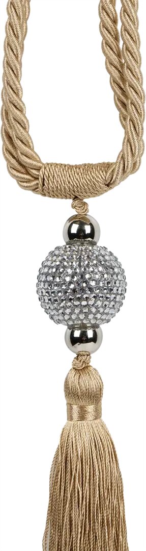 Подхват Inspire Maika, 610 мм, полиэстер, цвет золотой