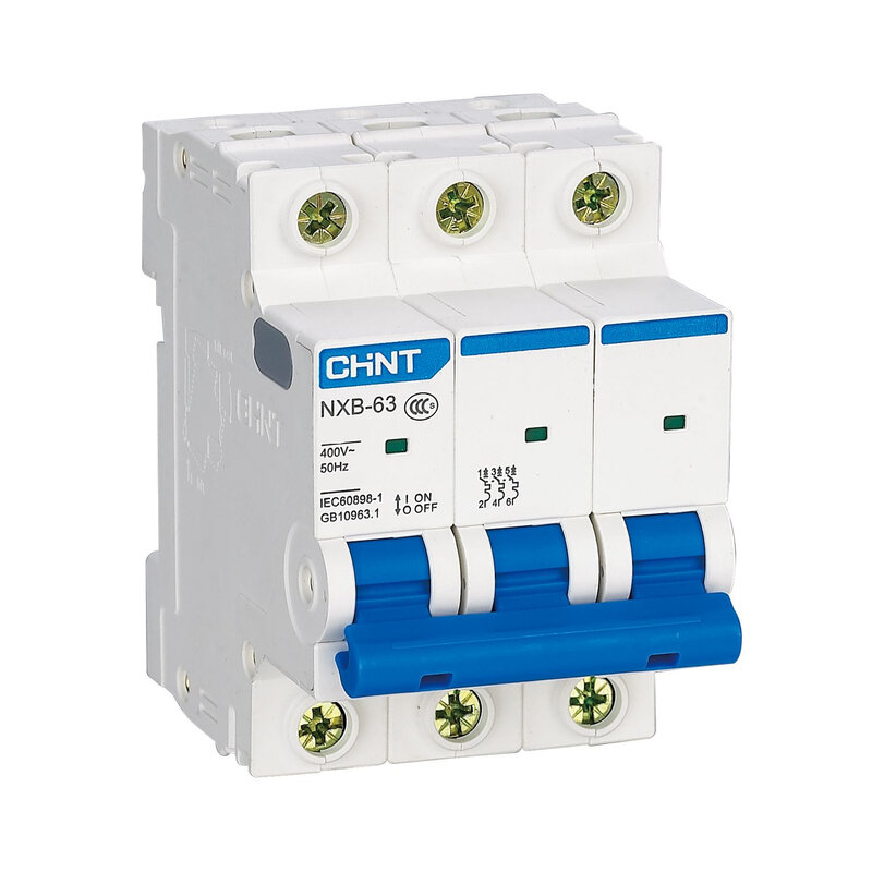 Автоматический выключатель CHINT NXB-63S 3P 20 A C 4,5 кА 296828