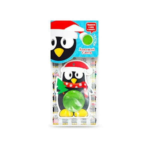 Ароматизатор FOUETTE "пингвин" "Хороший Санта" ПН-11 мембранный