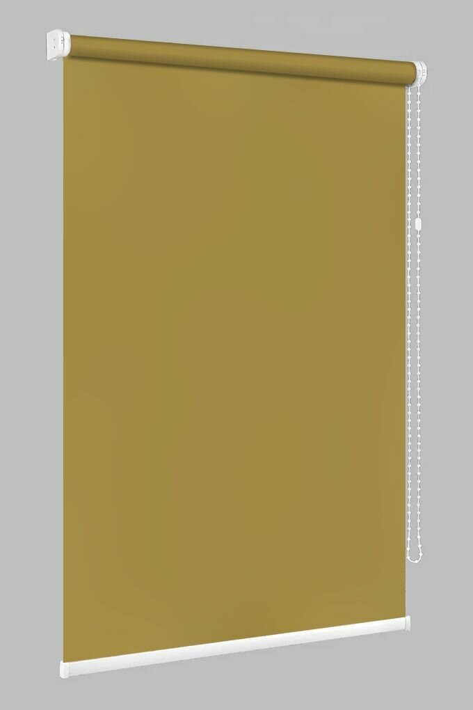 Рулонные шторы Люкс хаки 112х165 см