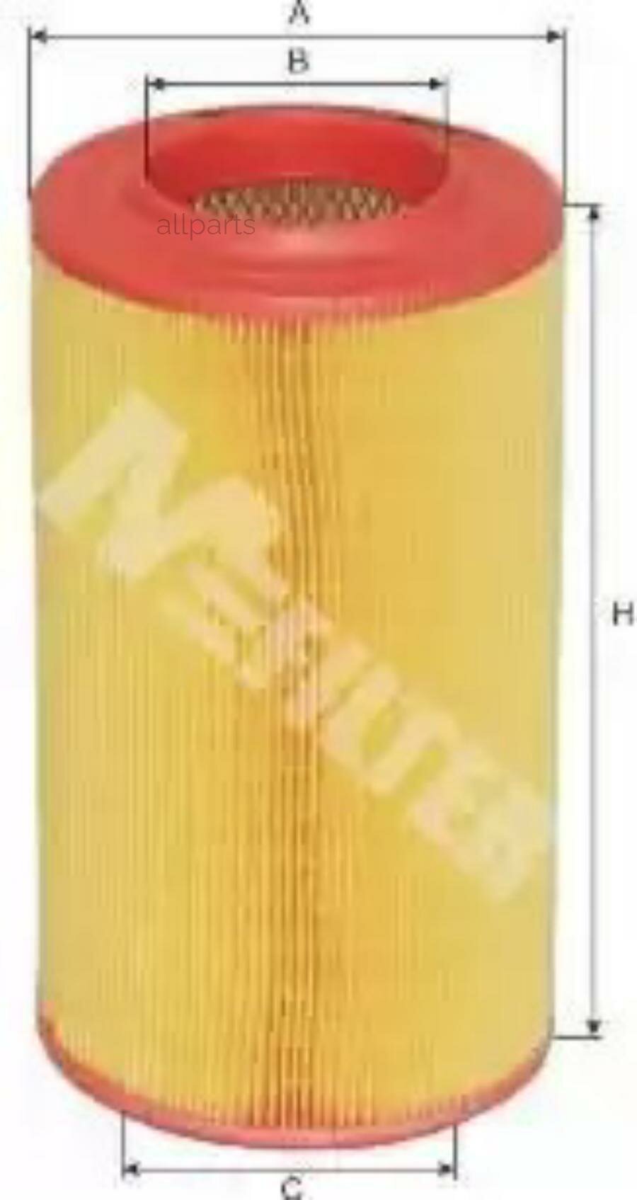 M-FILTER A-843 фильтр воздушный!\ IVECO DAILY/FIAT DUCATO