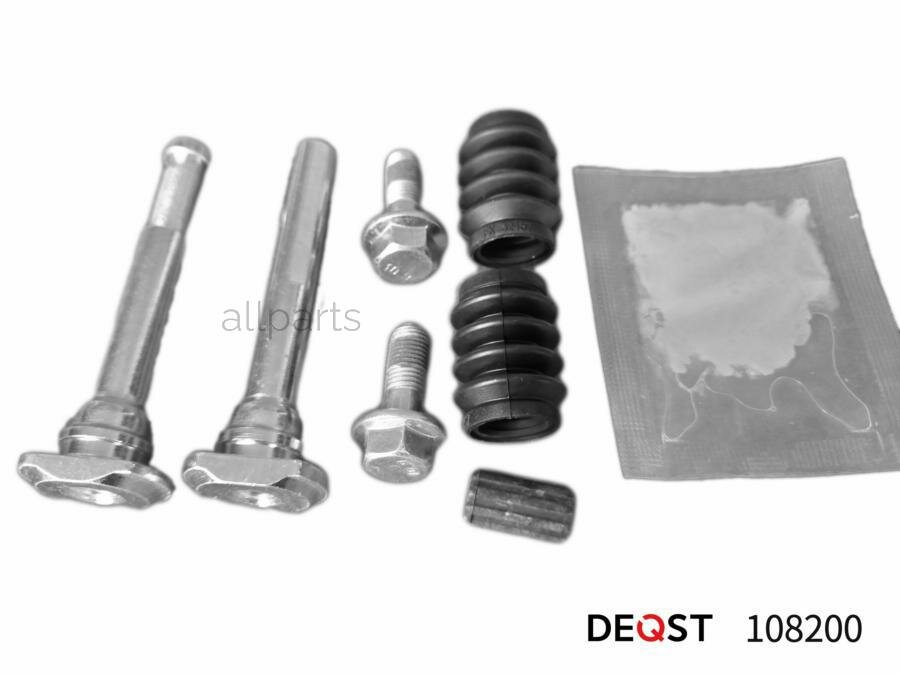 DEQST 108200 Комплект направляющих тормозного суппорта заднего (направляющая O 10mm, суппорт Bosch). Применяемост