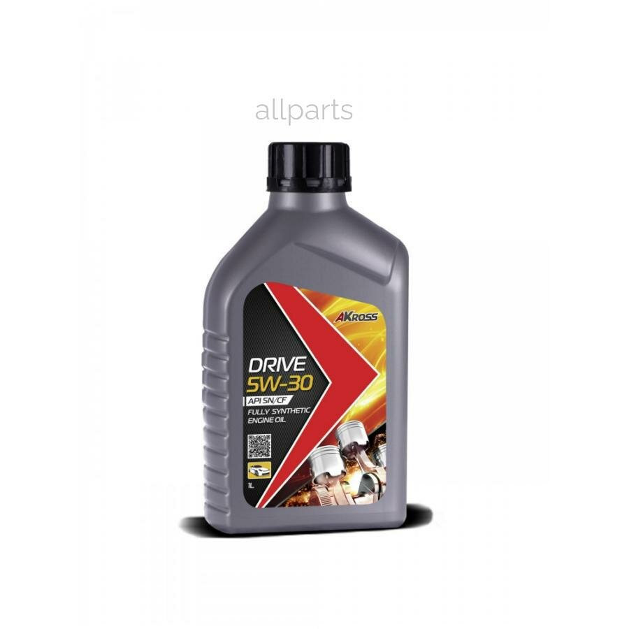 AKROSS AKS0005MOF Моторное масло AKross 5W-30 DRIVE SN/CF 1л