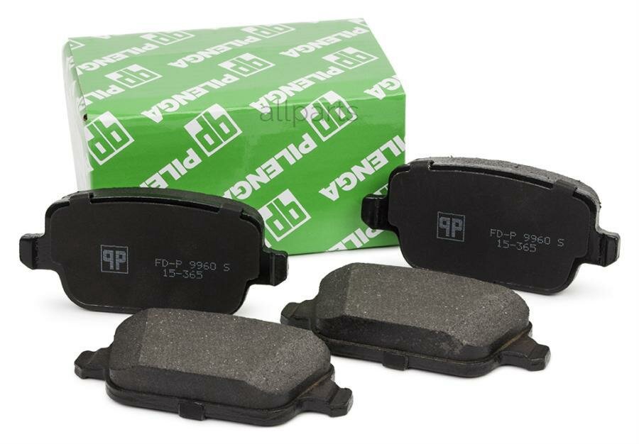 PILENGA FD-P 9960 S Колодки тормозные дисковые задние для FORD MONDEO IV, GALAXY, KUGA, S-MAX, VOLVO PILENGA FD-P 9960 S