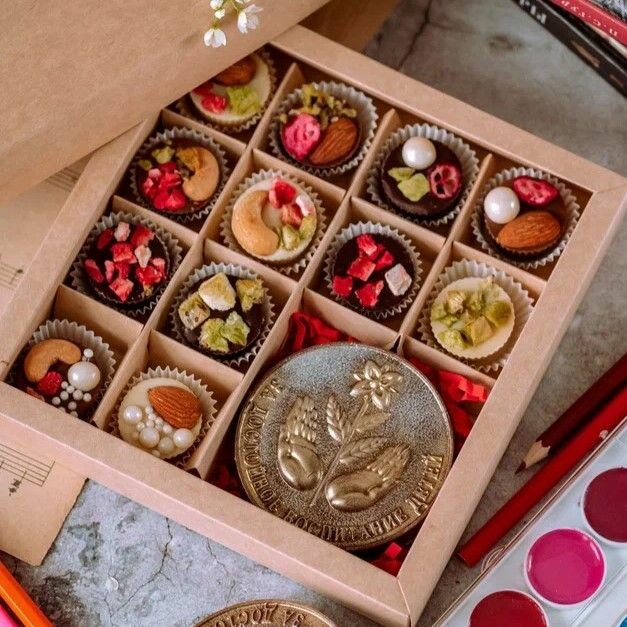 Сладкий подарочный набор конфет учителю, воспитателю