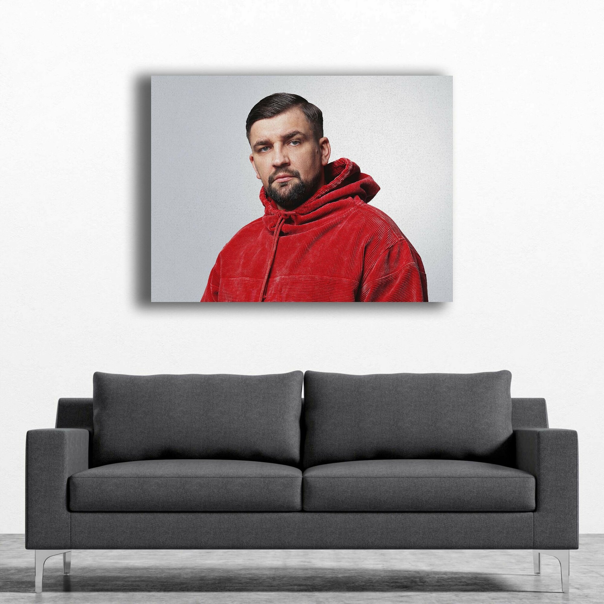 Интерьерная картина на холсте / Репер / Баста 40*60