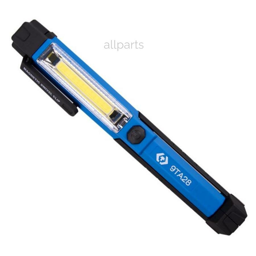 KING TONY 9TA28 фонарь светодиодный! в форме ручки, 1+1 элемент, 1.5В, Li-Ion, 3.7В\