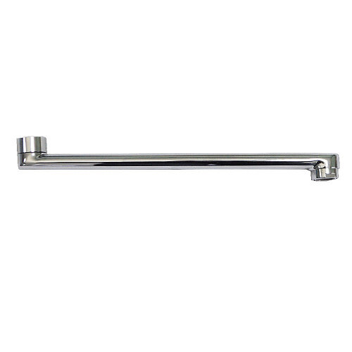 Гусак к смесителю в ванную литой 30 см плоский санакс 00026