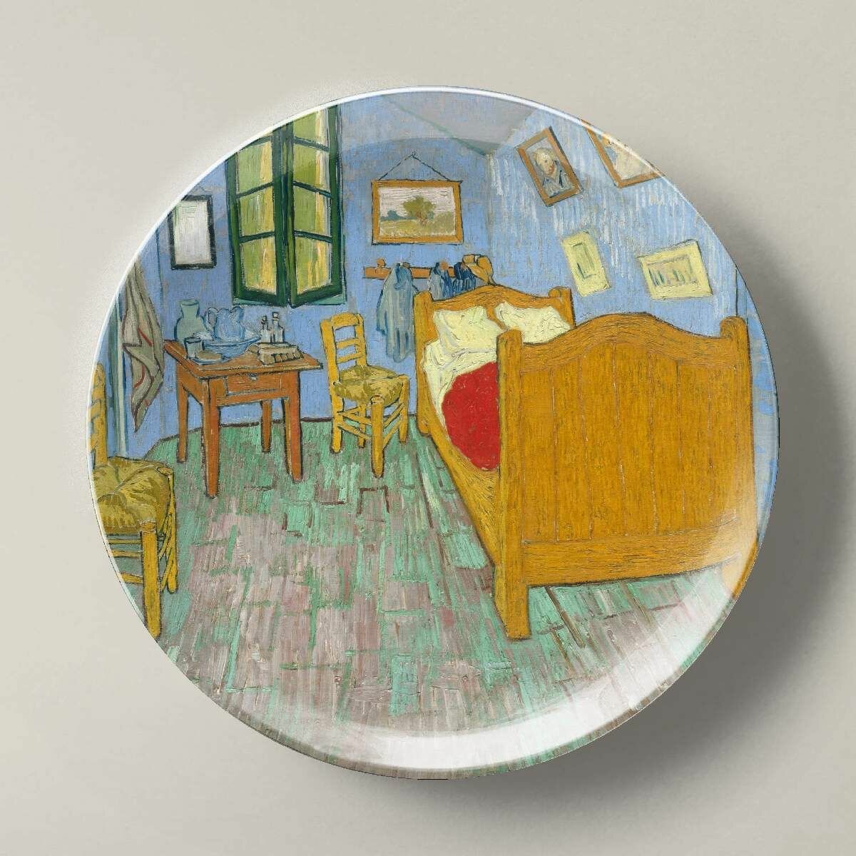 Декоративная тарелка с подвесом Диаметр: 200мм Спальня в Арле
