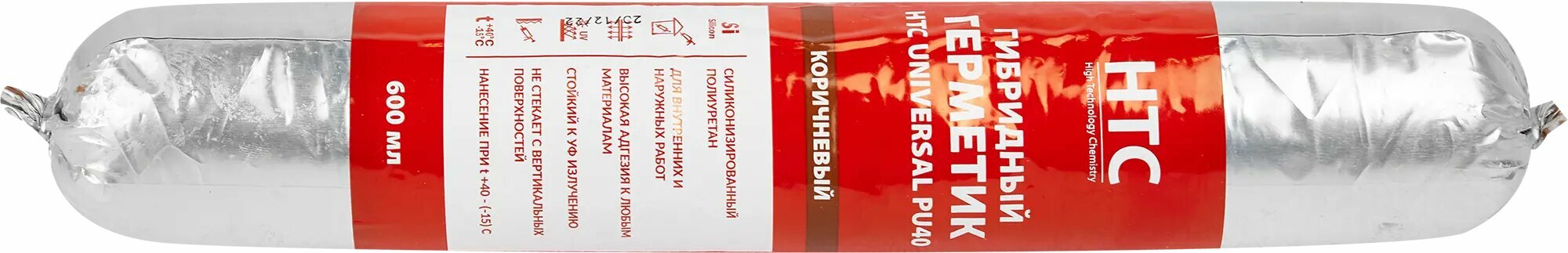Герметик гибридный HTC Univ PU40 600 мл коричневый