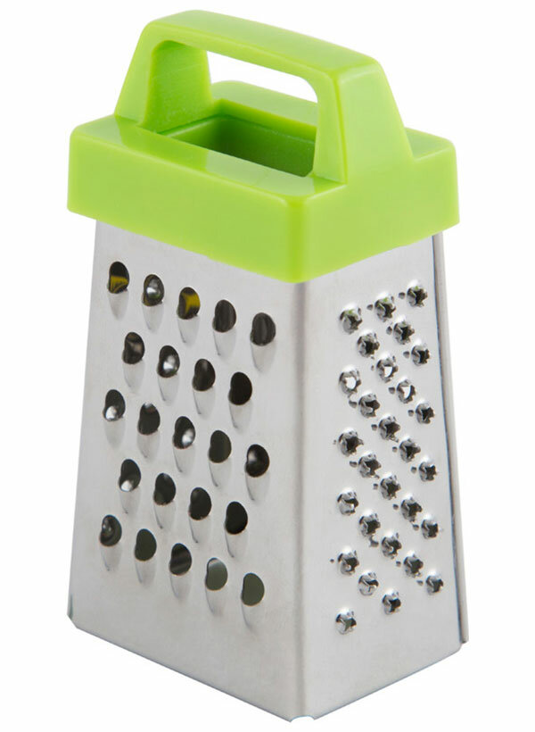 Терка Mallony GR-1023, нержавеющая сталь, четырехгранная мини, 6.7 см (965080)