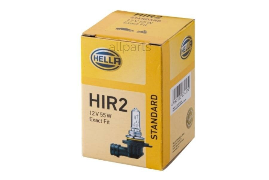 BEHR-HELLA 8GH 009 319-001 Лампа HELLA галогеновая HIR2 PX22D 55W