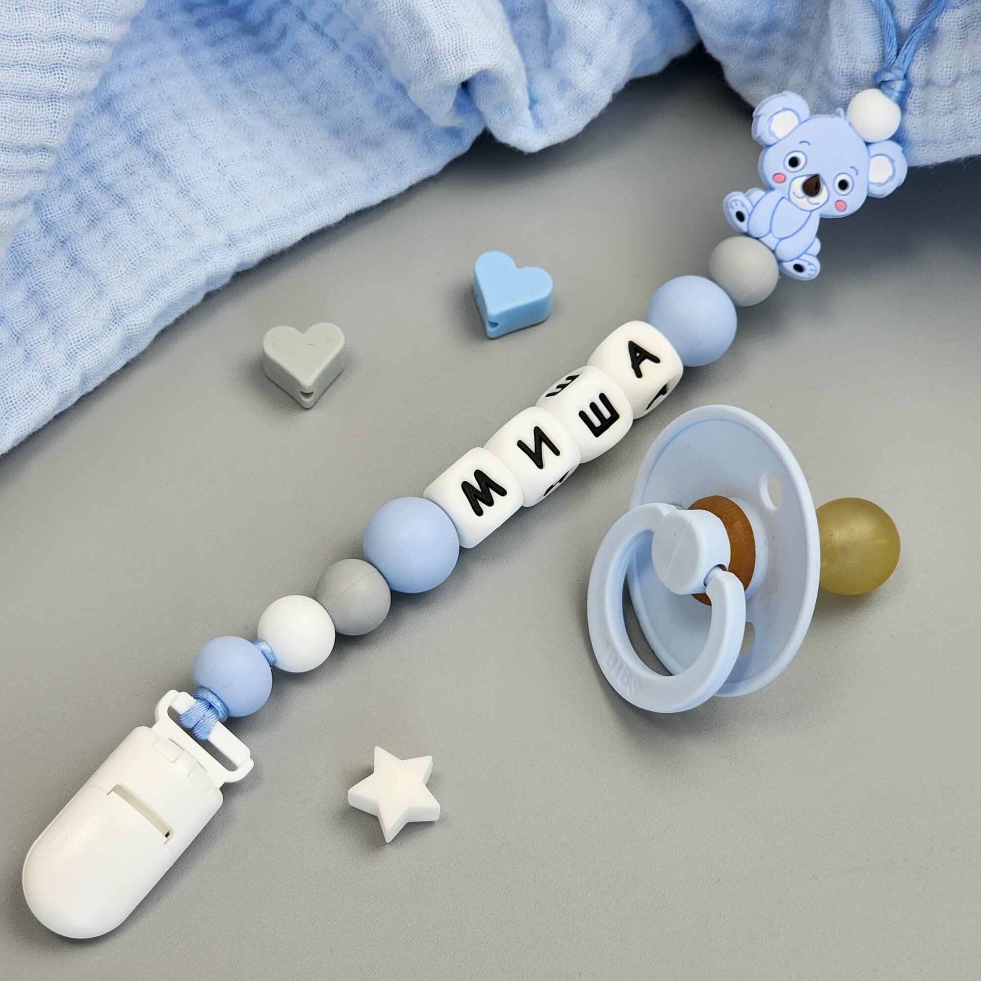 Держатель для соски - грызунок Миша