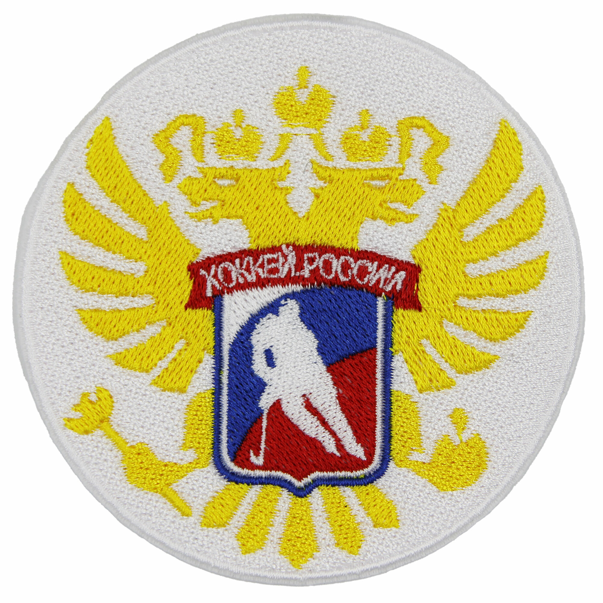 Нашивка, патч, шеврон "Хоккей России" 90x90mm PTC460