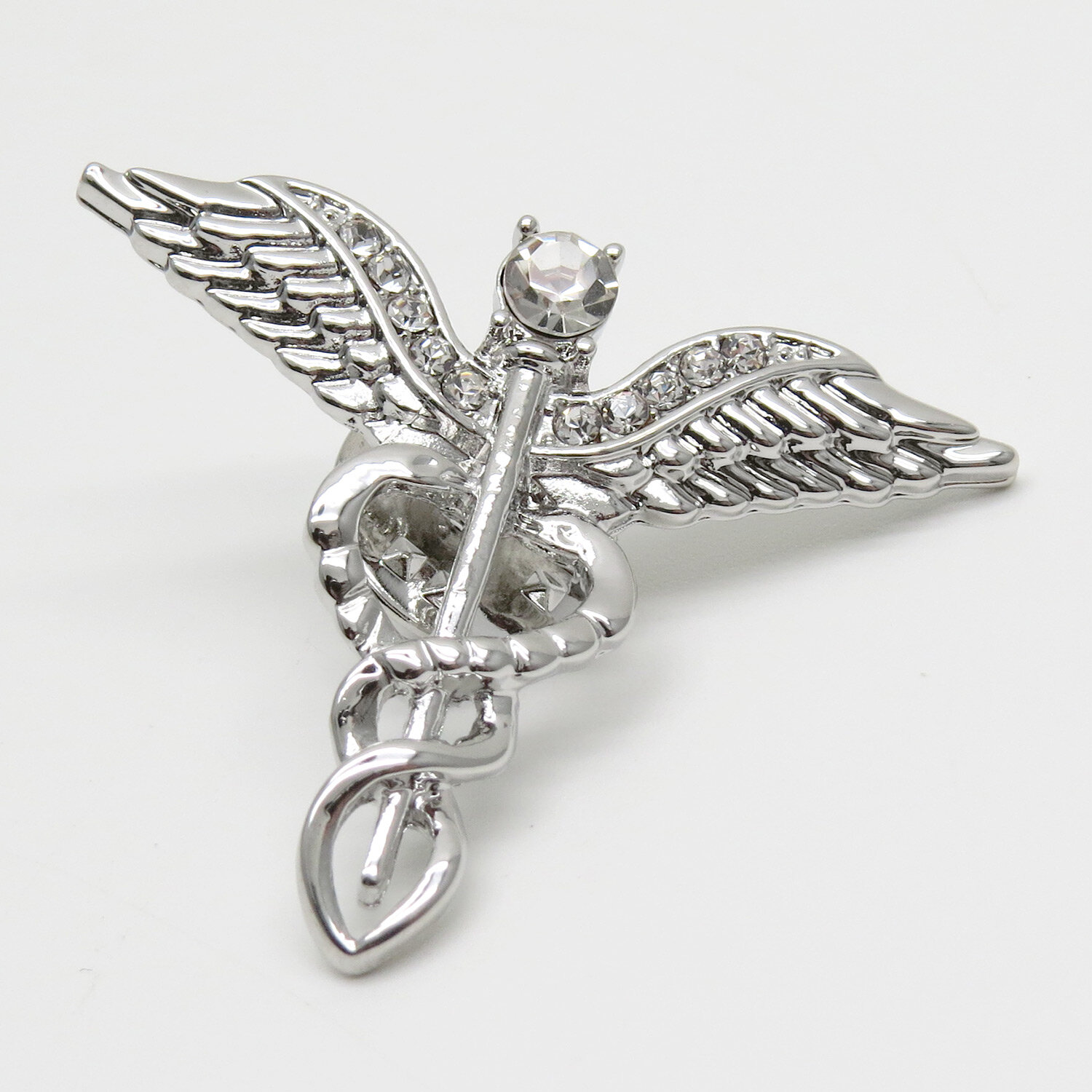 Брошь, стразы