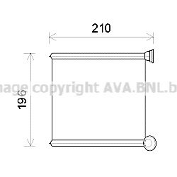 AVA QUALITY COOLING aia6385 радиатор отопителя Audi (Ауди) a3 Seat (Сеат) leon Skoda (Шкода) Octavia (Октавия) VW
