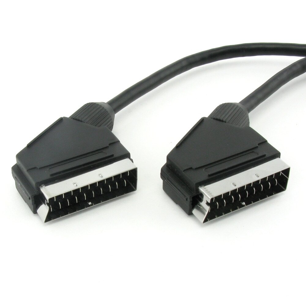 Видеошнур Скарт Scart - Скарт Scart, 21pin 3метра