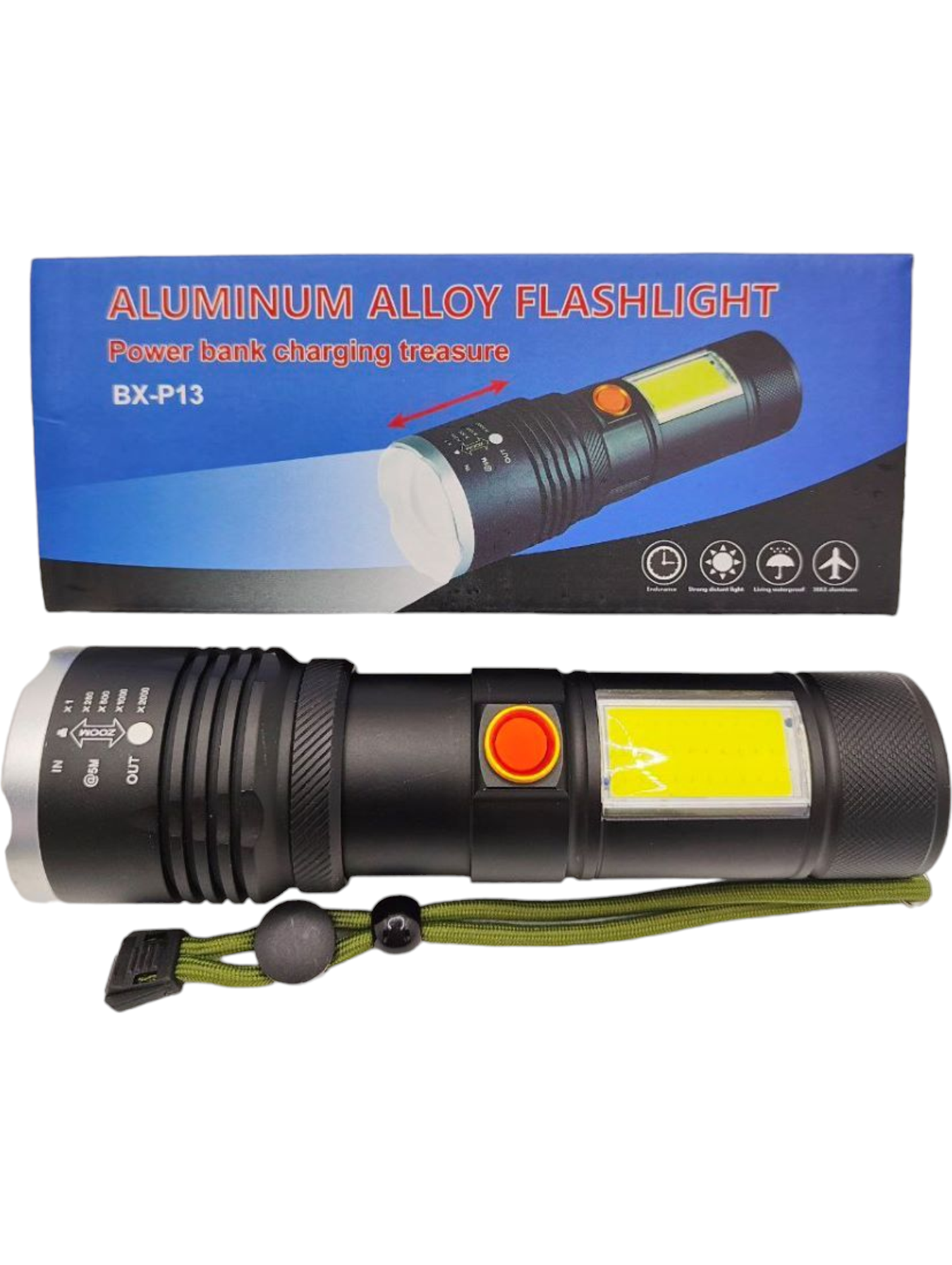 Фонарь аккумуляторный ручной BX- P13 USB