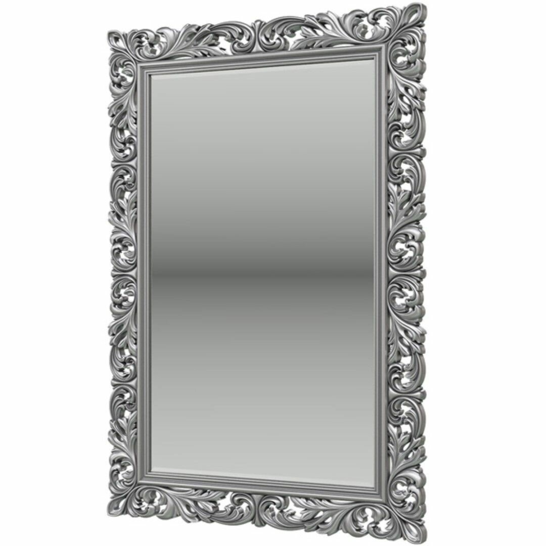 Зеркало Нова, серебристый, для ванной, квадратное, настенное, 160см x 108см