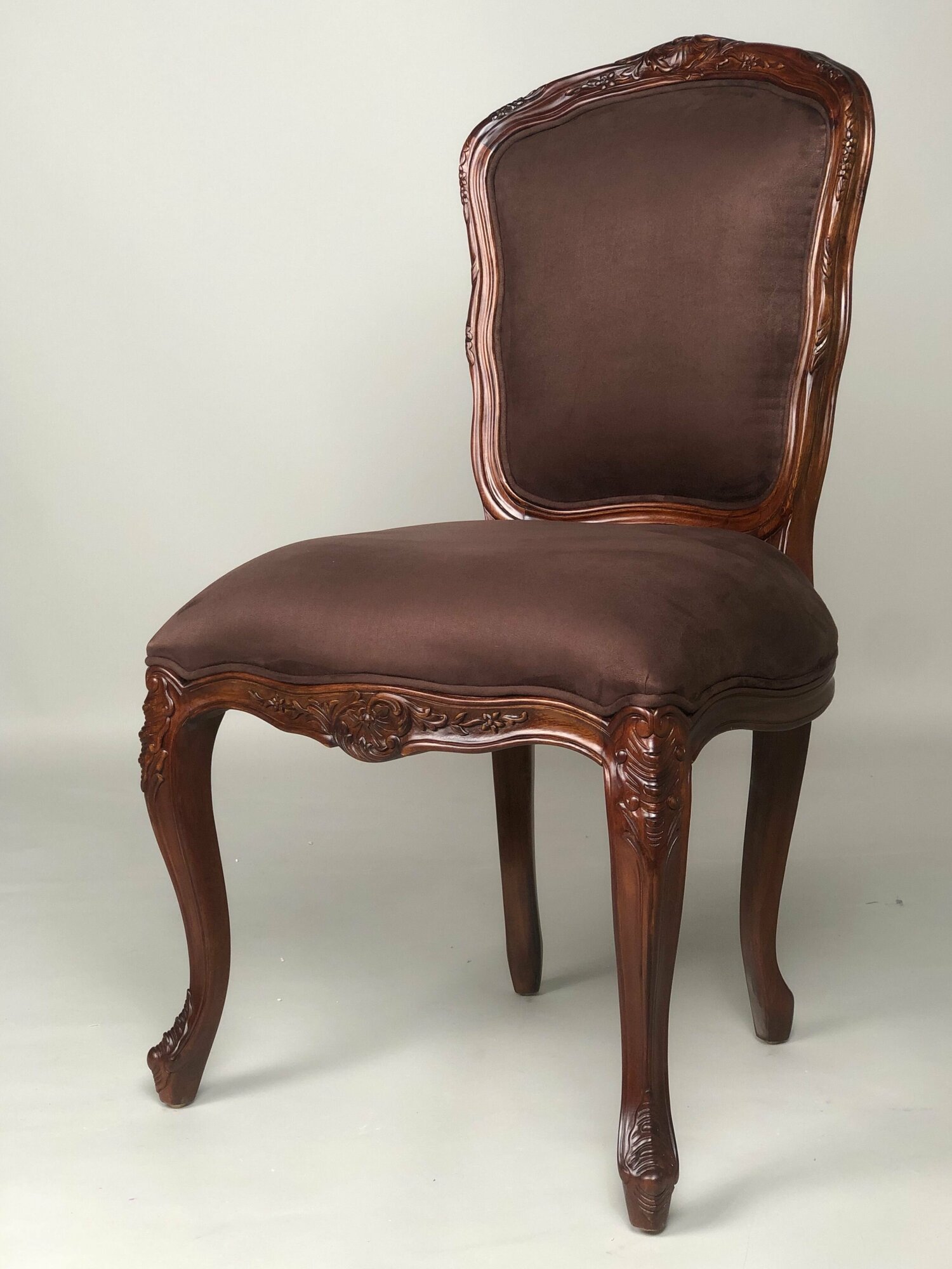 Стул 19005 Индонезия из массива красного дерева 57x60x101см