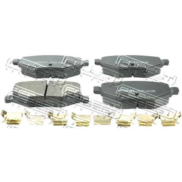 FEBEST 2101-aur (2101AUR) колодки тормозные задние комплект Ford (Форд) explorer V tub 2011-