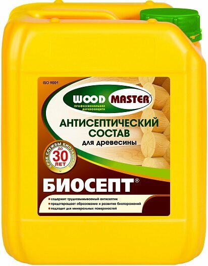 Антисептический Cостав Woodmaster Биосепт 20л для Древесины / Вудмастер Биосепт.