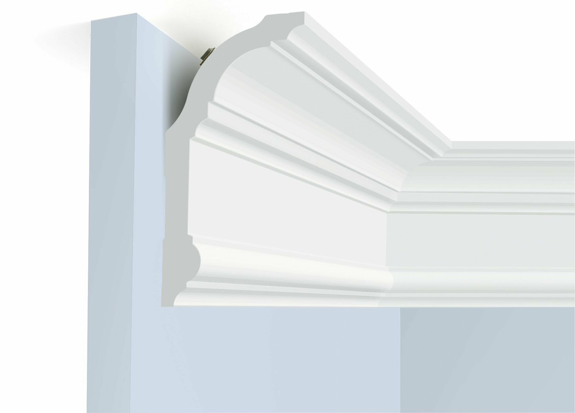 Карниз ударопрочный HiWood A130 (130*65*2000 мм)