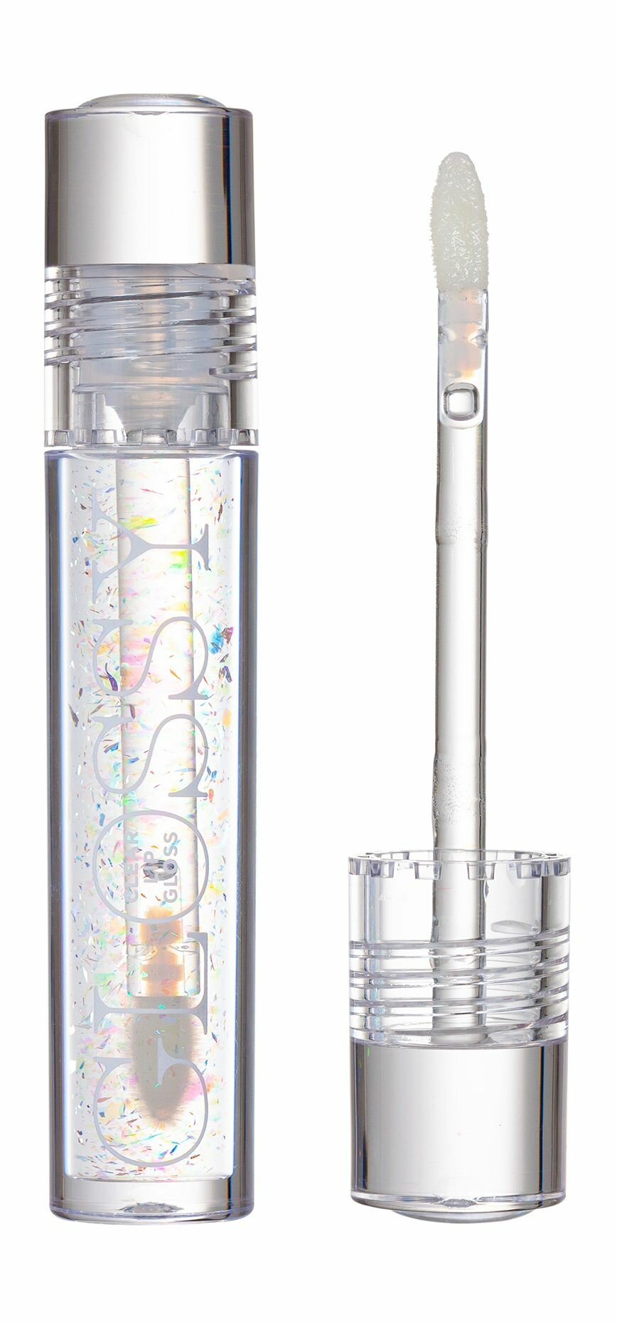 PARISA COSMETICS Блеск-топпер для губ Sparkly lip Gloss CG-01, 4 мл, 1 Clear