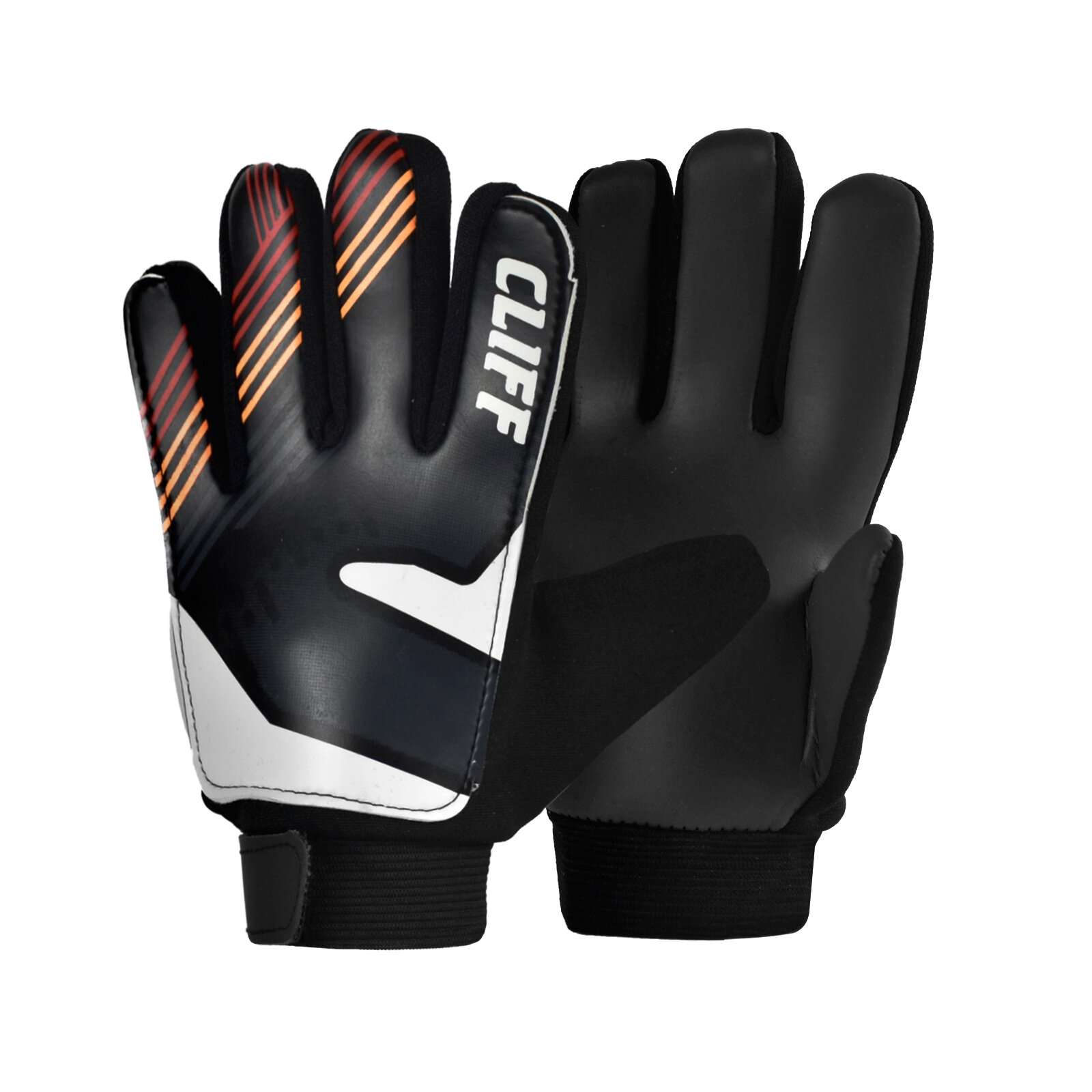Перчатки вратарские детские, тренировочные CLIFF СS-22182, черные, р.5