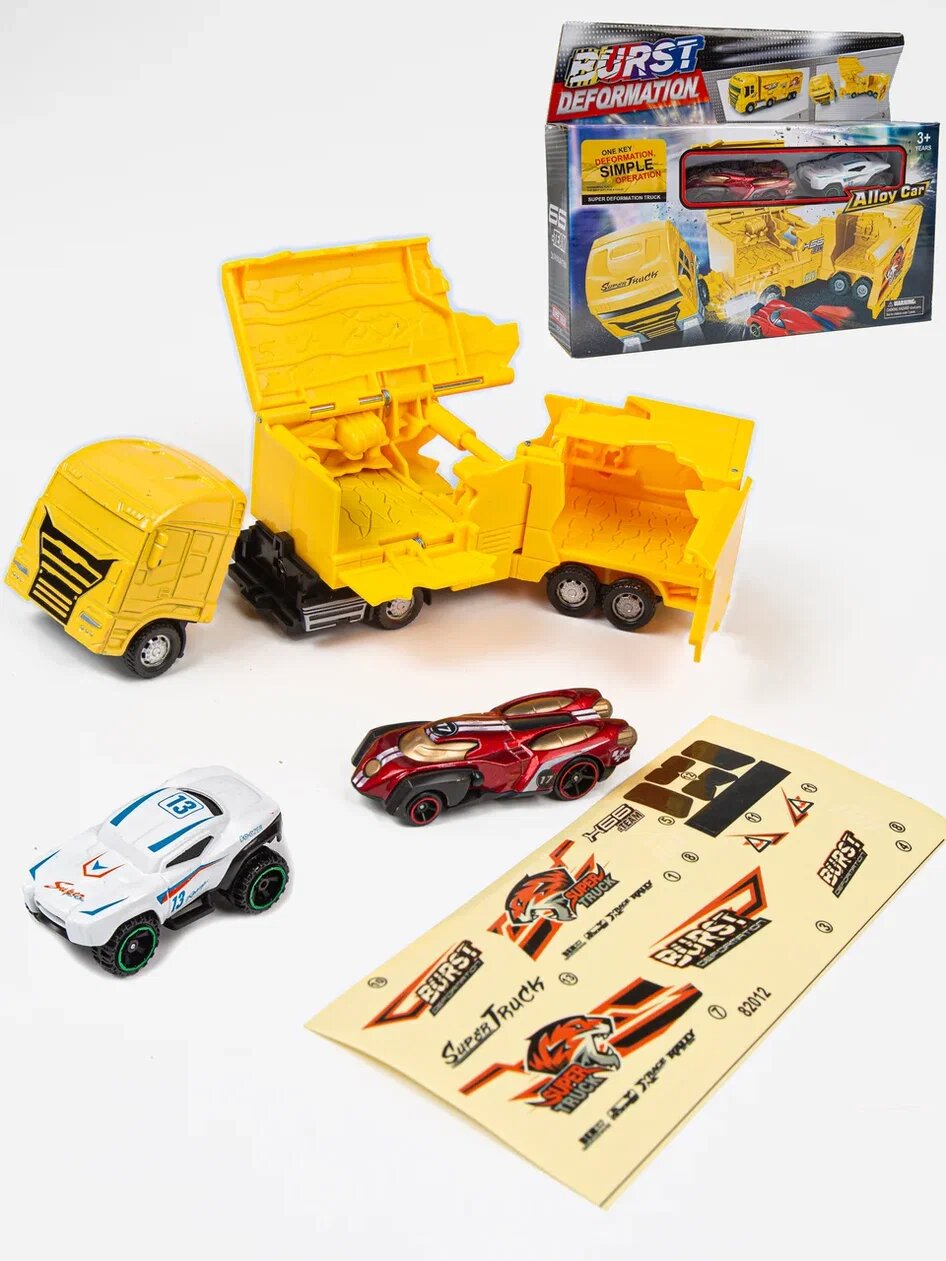 Набор машинок IHIPPO Burst Deformation, от 3 до 7 лет, 3 цвета