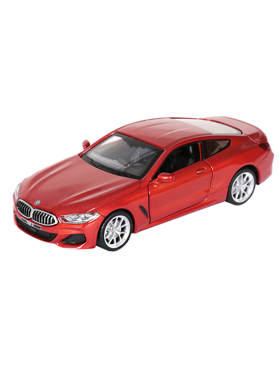 Модель машины 1:35 BMW M850i Coupe (14,5см) инерция Красный