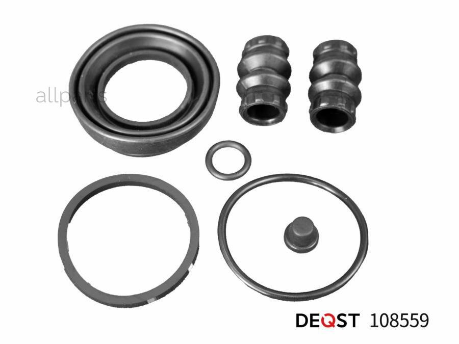 DEQST 108559 Ремкомплект тормозного суппорта заднего (для поршня O 43 mm суппорт TRW). Применяемость: AUDI A4 08